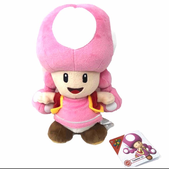 Nintendo | Toys | Super Mario Toadette Mushroom Pink Kinopiko Sanei ...